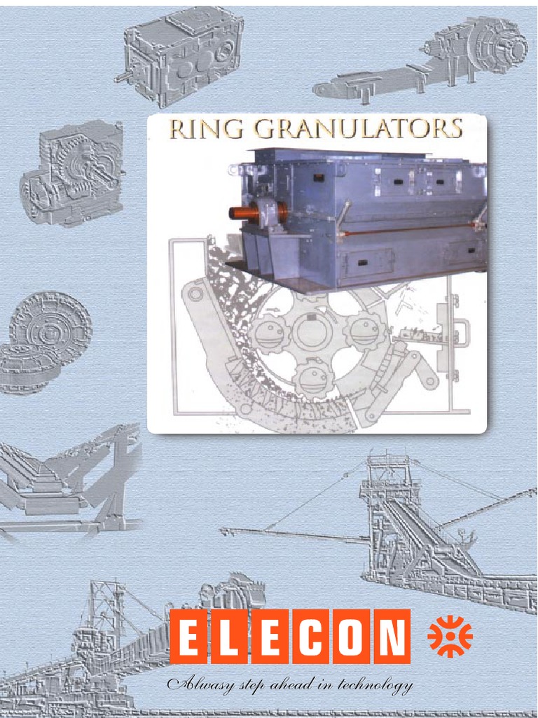 Ring Granulator | PDF | Suspension (Vehicle) | Belt (Mechanical)