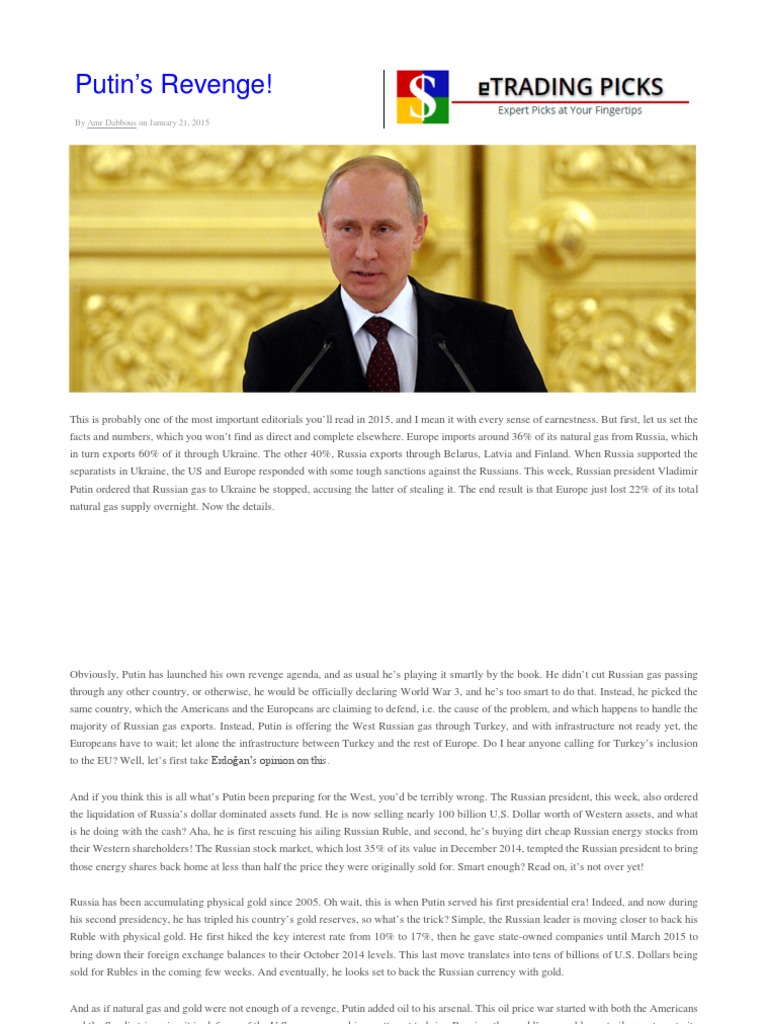 Putin's Revenge! | PDF | Vladimir Putin | World Politics