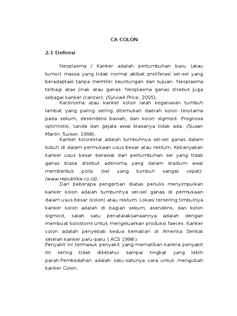 LP Ca Colon | PDF