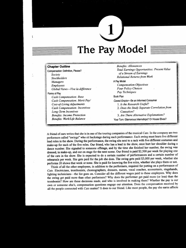 The Pay Model | PDF | Employment | Economies