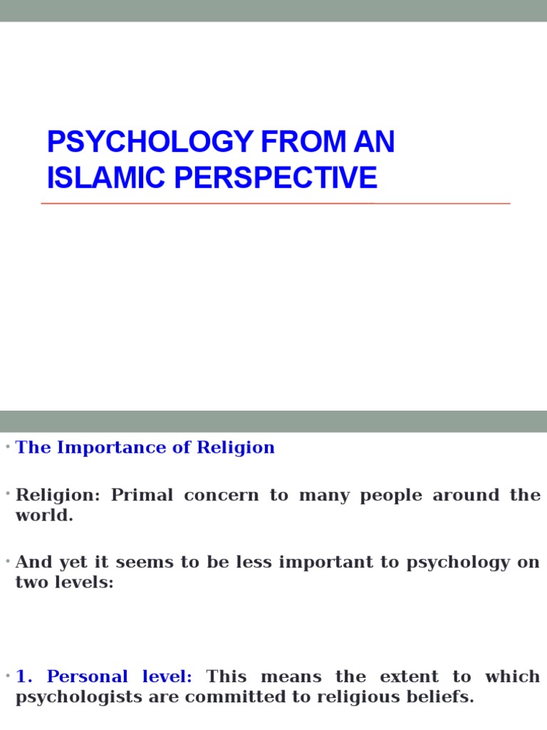 Islamic Perspective | PDF | Free Will | Determinism