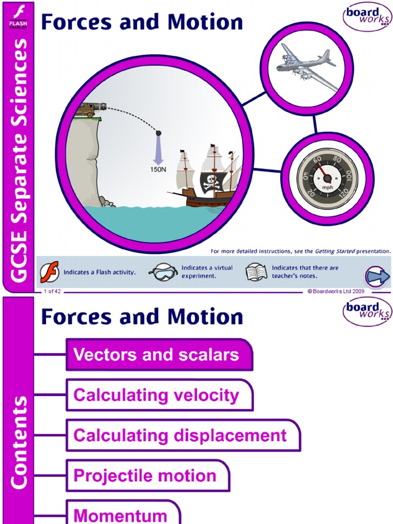 Forces and Motion | PDF | Velocity | Euclidean Vector