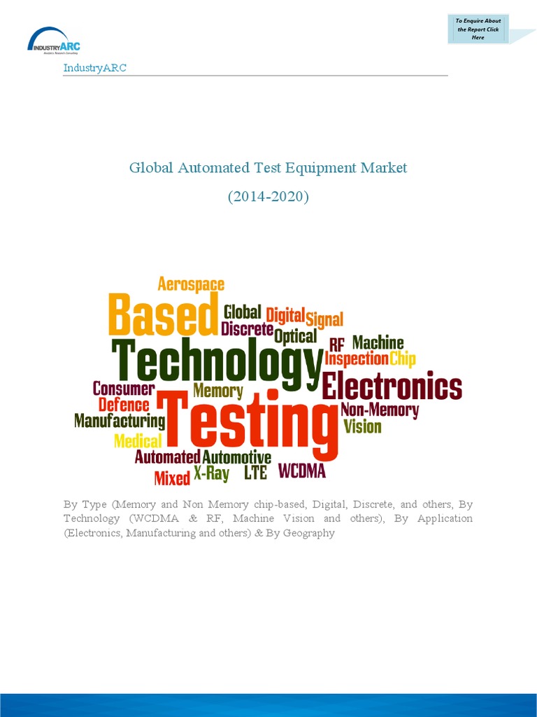 Global Automated Test Equipment Market | PDF | Automation | Integrated ...