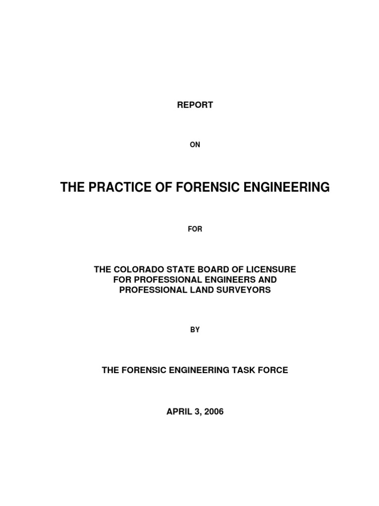 Forensic Engineering | PDF | Expert Witness | Expert