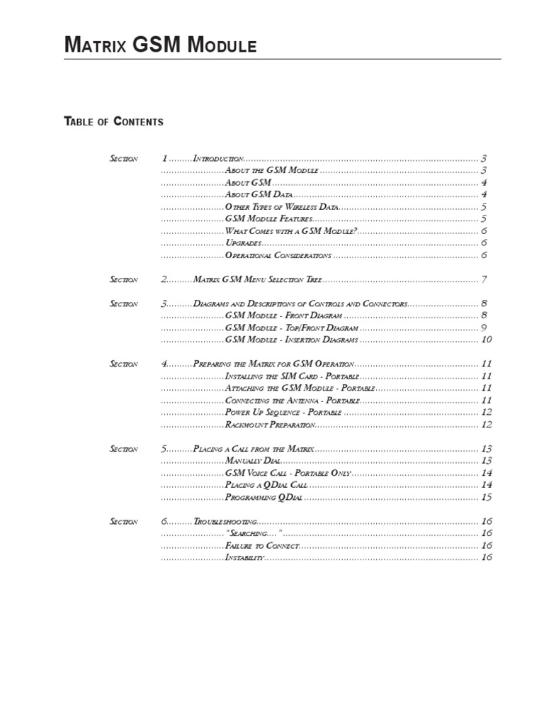 Matrix G | PDF | Gsm | General Packet Radio Service