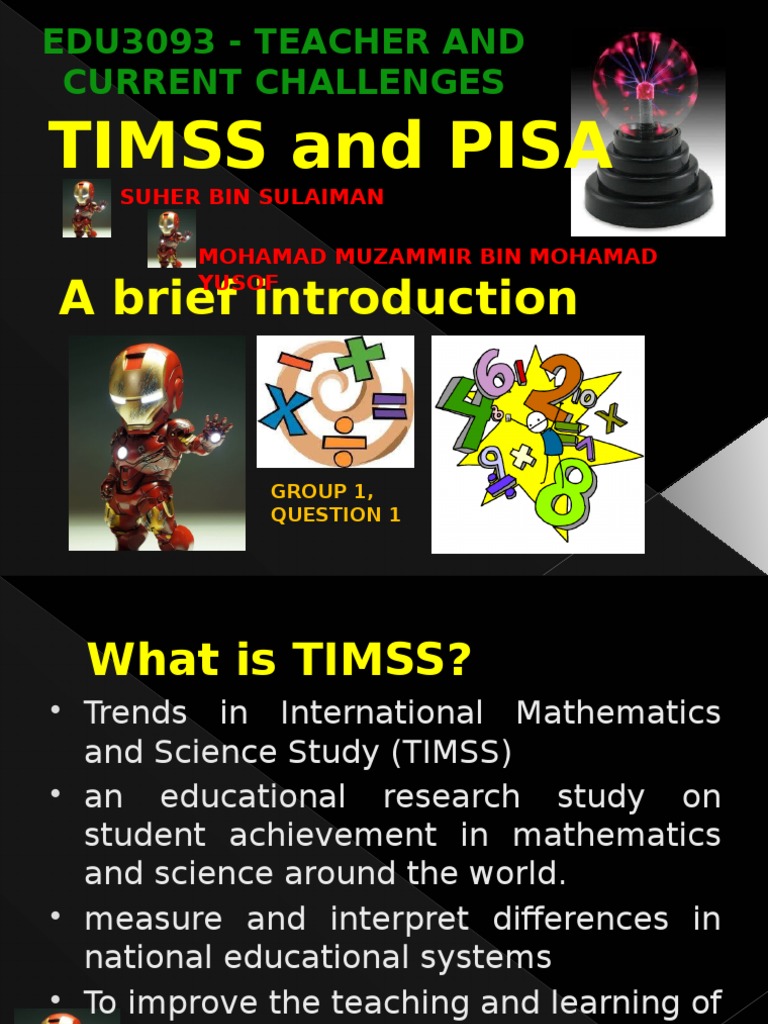 TIMSS and PISA | Programme For International Student Assessment | Teaching