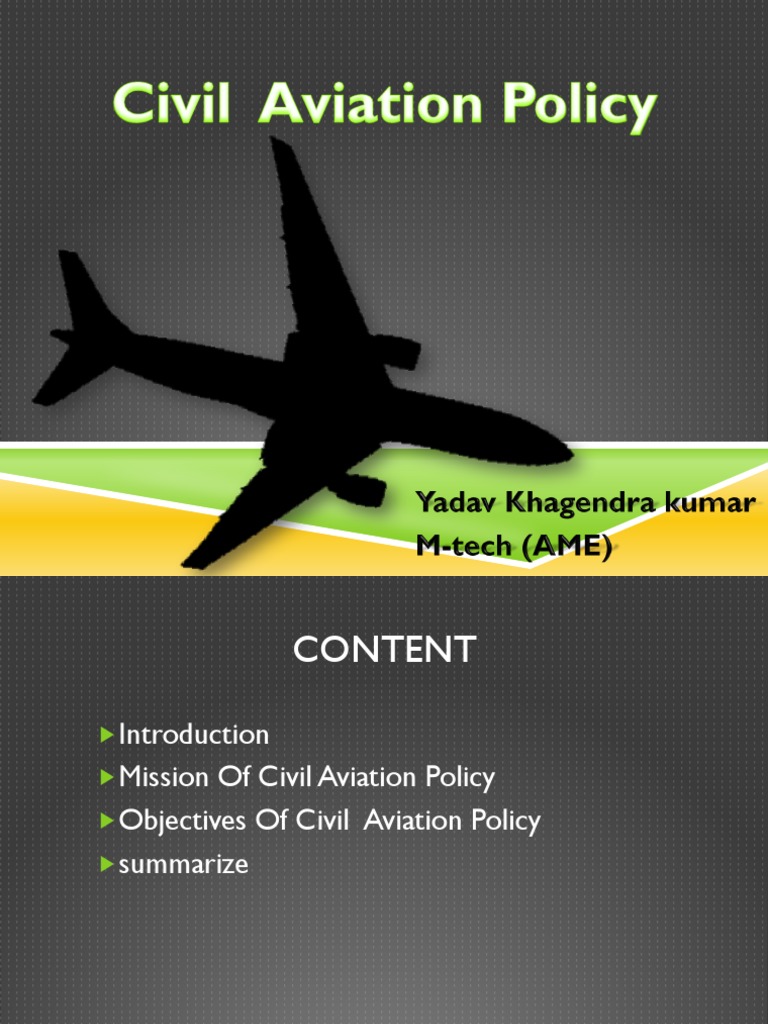 Civil Aviation Policy (India) | PDF | Aviation | Airport