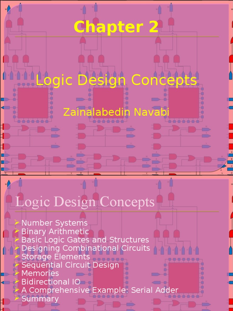 Logic Design Concepts: Zainalabedin Navabi | PDF | Logic Gate | Boolean ...