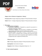 Esp Lesson Plan | PDF