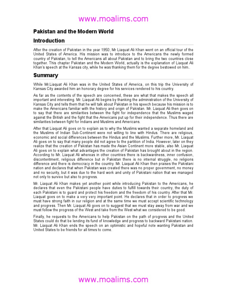 Pakistan and The Modern World | PDF | Pakistan Movement | Pakistan