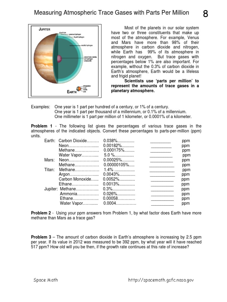 Measuring Trace Gases | PDF | Parts Per Notation | Atmosphere Of Earth