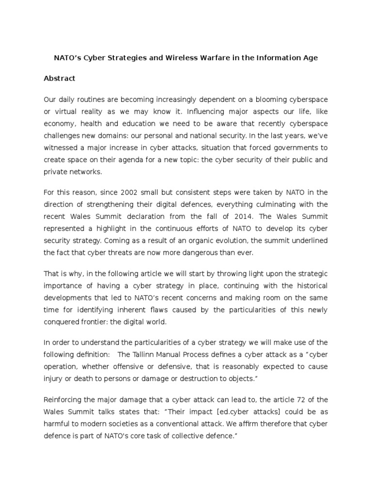 Abstract Cybersecurity | PDF | Cyberspace | Computer Security