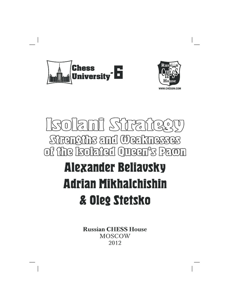 Isolated Pawn PDF | PDF | Chess Openings | Chess Strategy