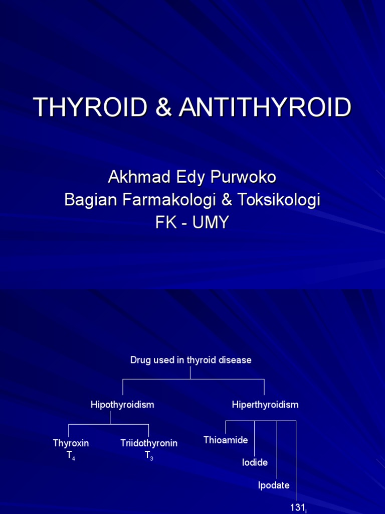 Thyroid Disease Medications Overview | PDF