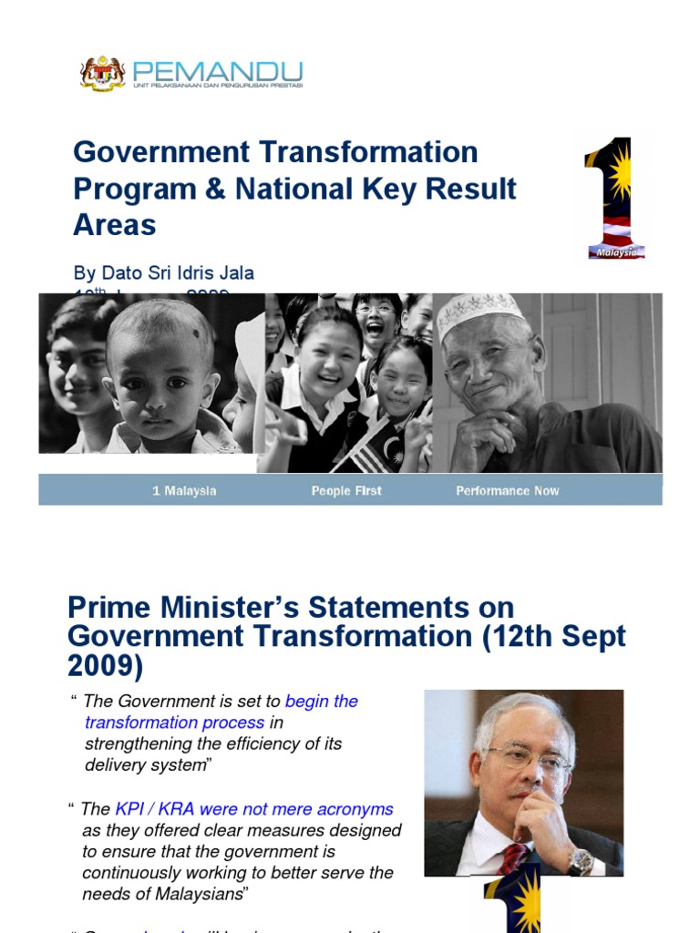 Government Transformation Program Overview | PDF | Data Analysis ...
