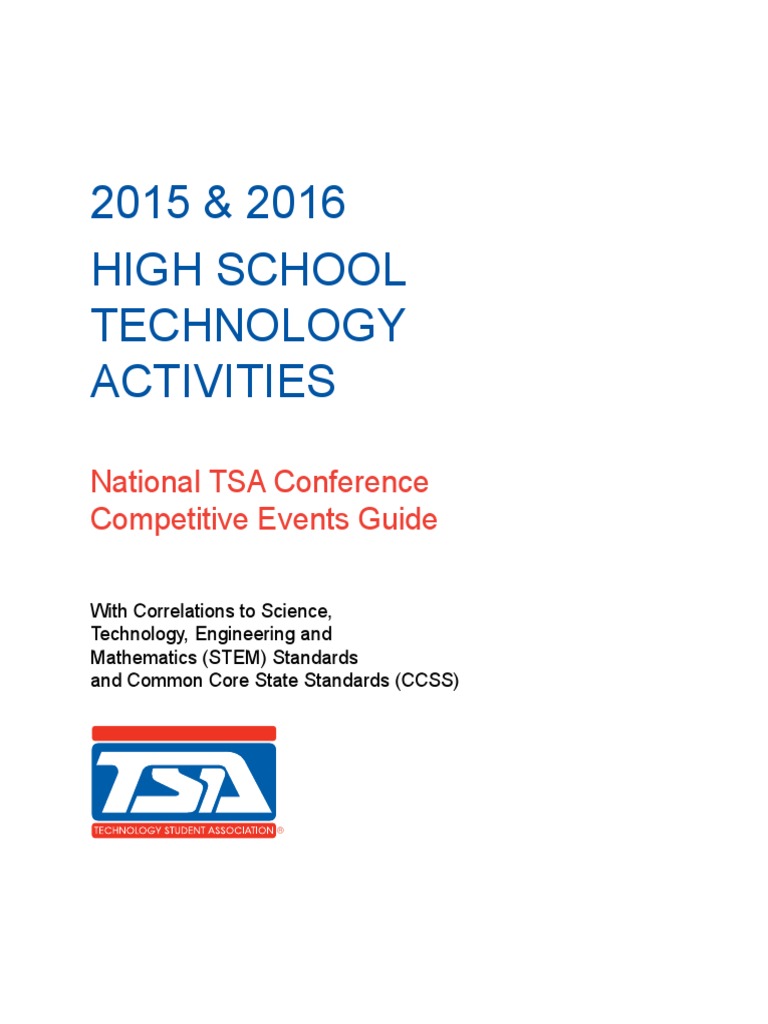 TSA HS Guide - 2015 2016 | PDF | Engineering | Science, Technology ...