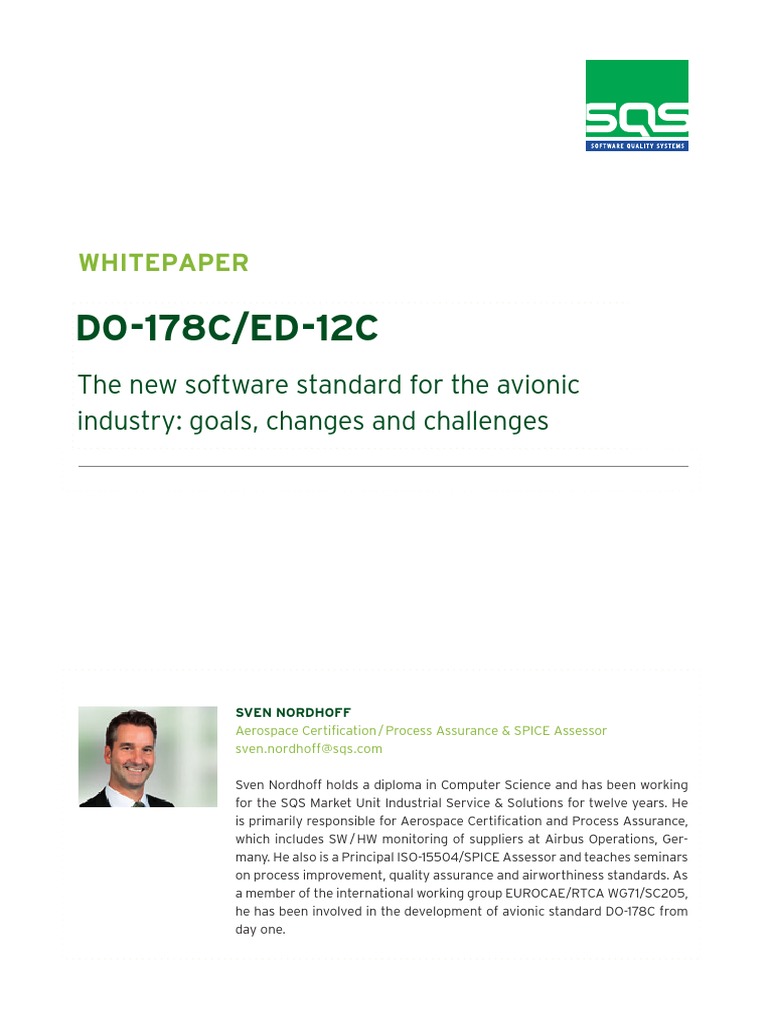 DO-178C ED-12C Overview | PDF | Software Development Process | Systems ...