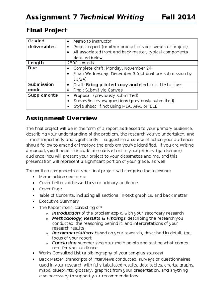 Assignment 7 - Final Project | PDF | Book Design | Citation