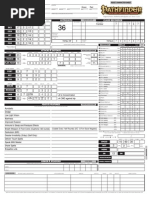 Pathfinder Eidolon Character Sheet | PDF | Tabletop Games | Role ...