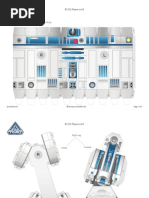 R2-D2 Papercraft Template Guide | PDF | Games & Activities
