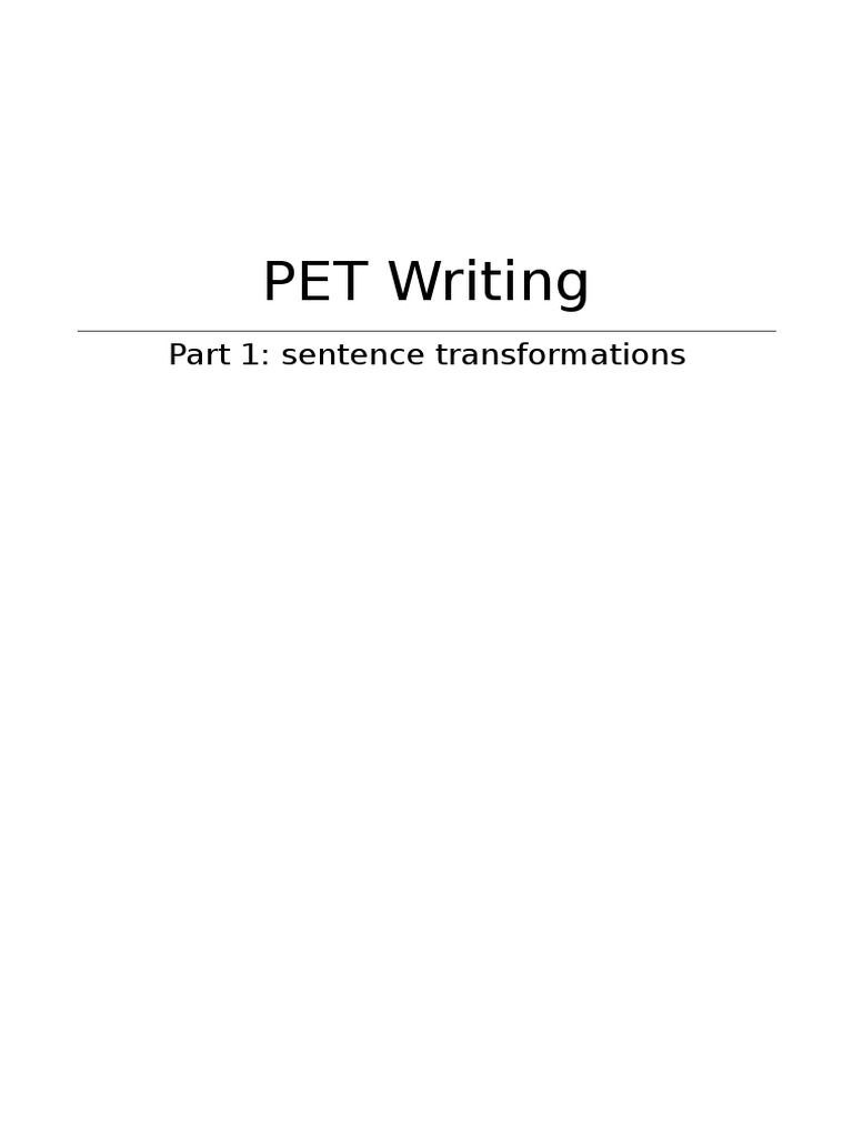 PET Writing Part 1 Explanation | Question | Adjective