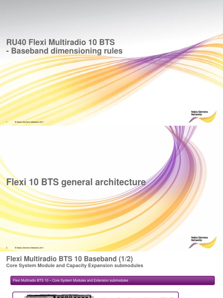 Flexi Multiradio 10 BTS Dimensioning Share | PDF | High Speed Packet Access | Telecommunications ...