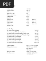 Sugar Industry Daily Report Formulas | PDF | Sucrose | Sugarcane