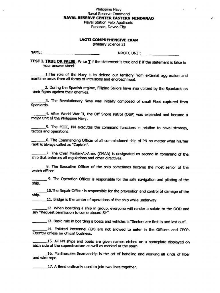 Rotc Reviewer PDF | PDF
