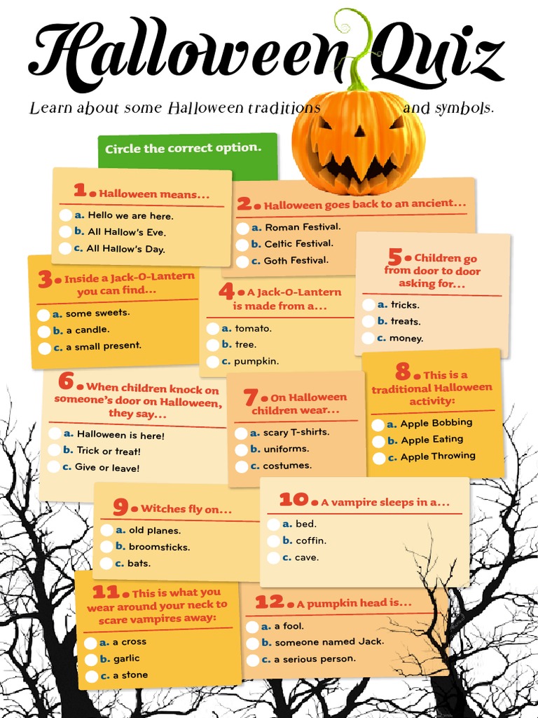 Worksheet 3 Halloween | PDF
