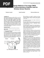 Design of Single and Double Balanced Gilbert Cell Mixer Using CMOS ...