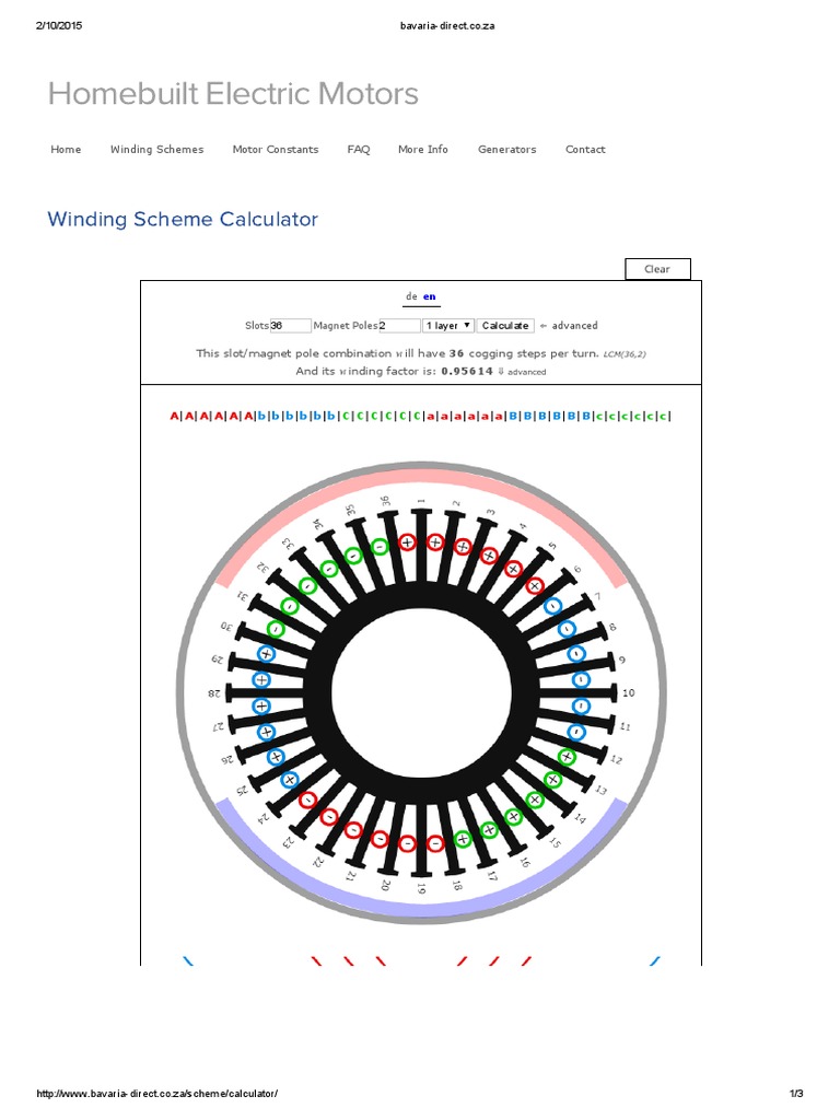 motor winding