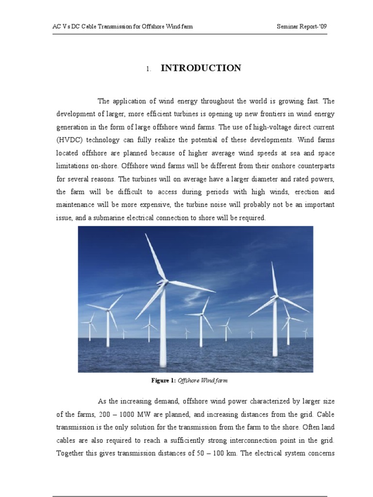 Offshore Wind Cable Transmission Insights | PDF | High Voltage Direct ...
