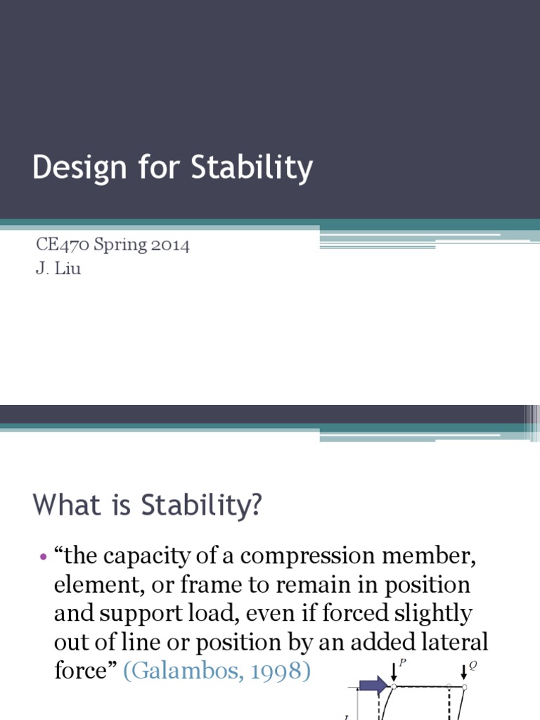 Direct Analysis Method Stability Design Pdf Strength Of Materials