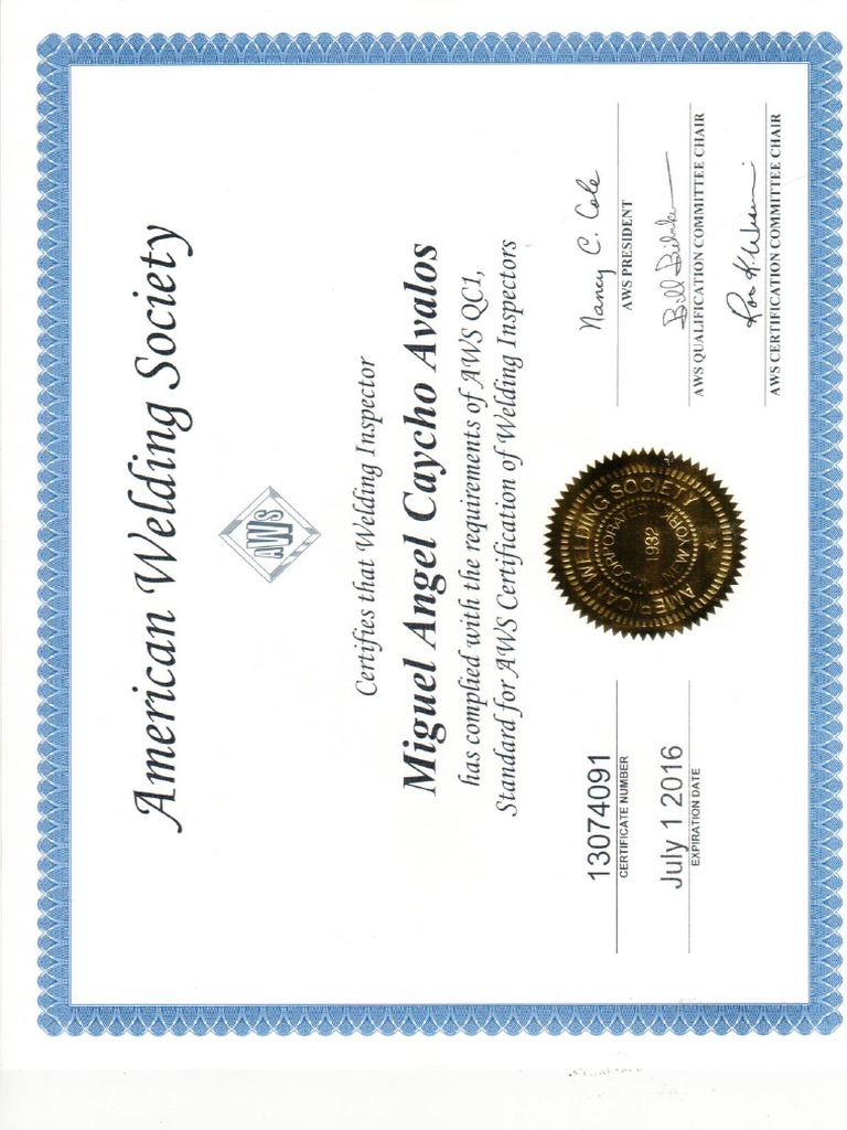 Certificado CWI AWS-Miguel Caycho Avalos PDF | PDF
