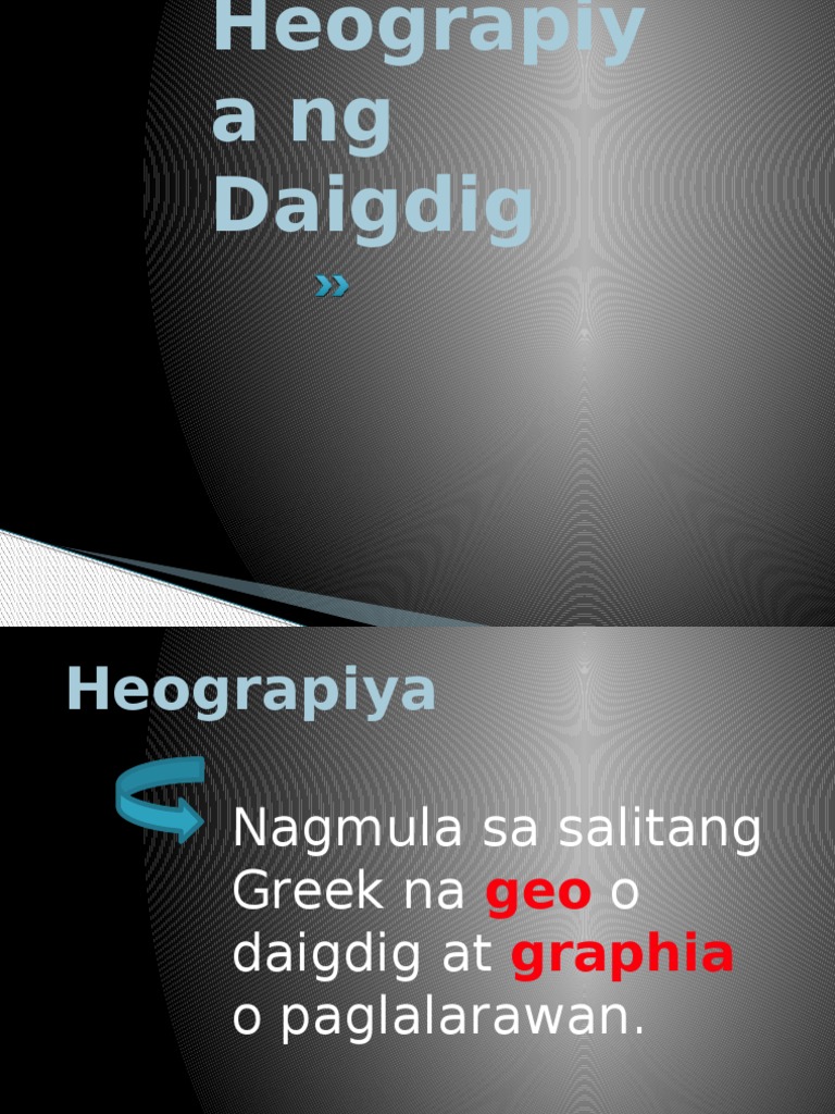 Heograpiya NG Daigdig | PDF