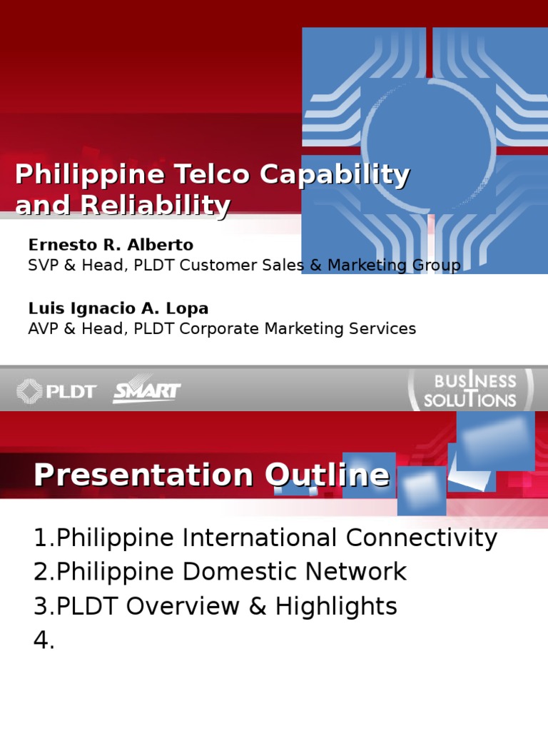 Resource Presentation 2 - PLDT | PDF | Internet Access | Networks