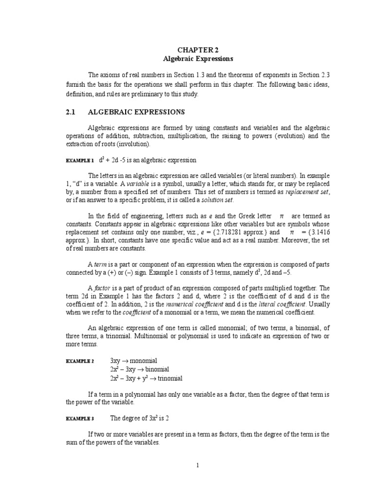 CHAP2 | PDF | Division (Mathematics) | Subtraction