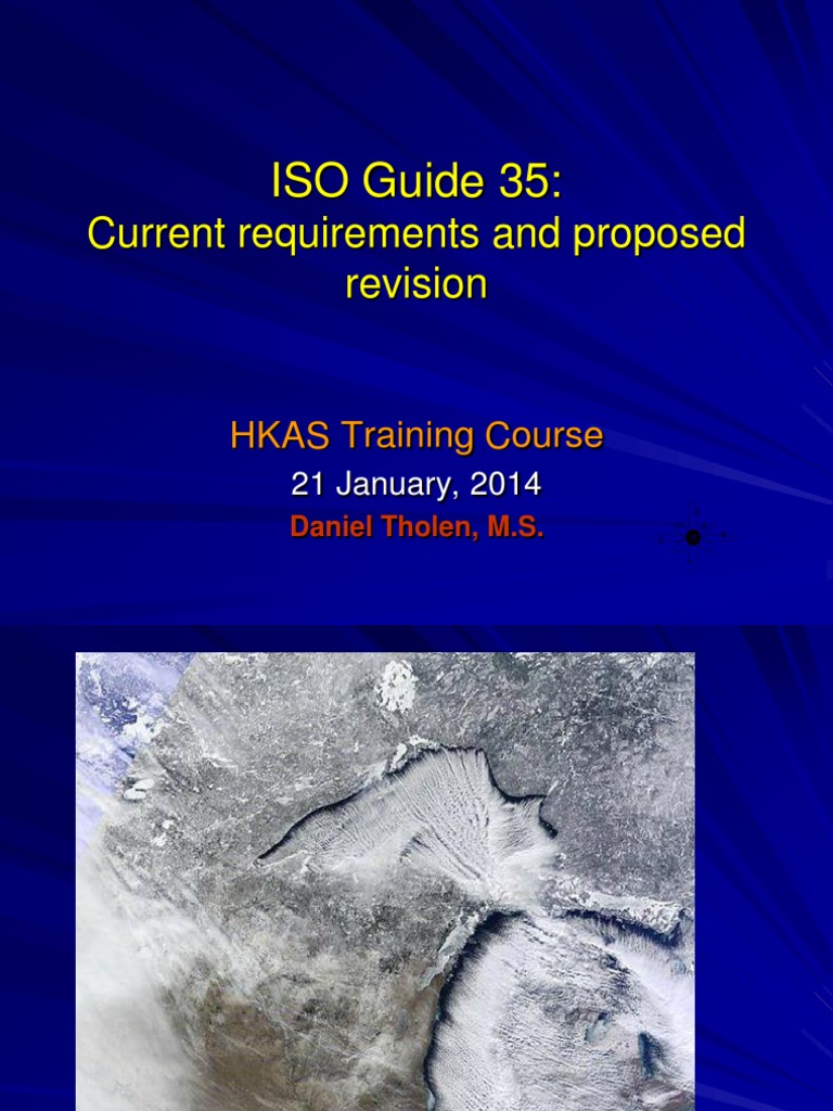 ISO Guide 35 Statistical Procedures For Reference Materials | PDF ...