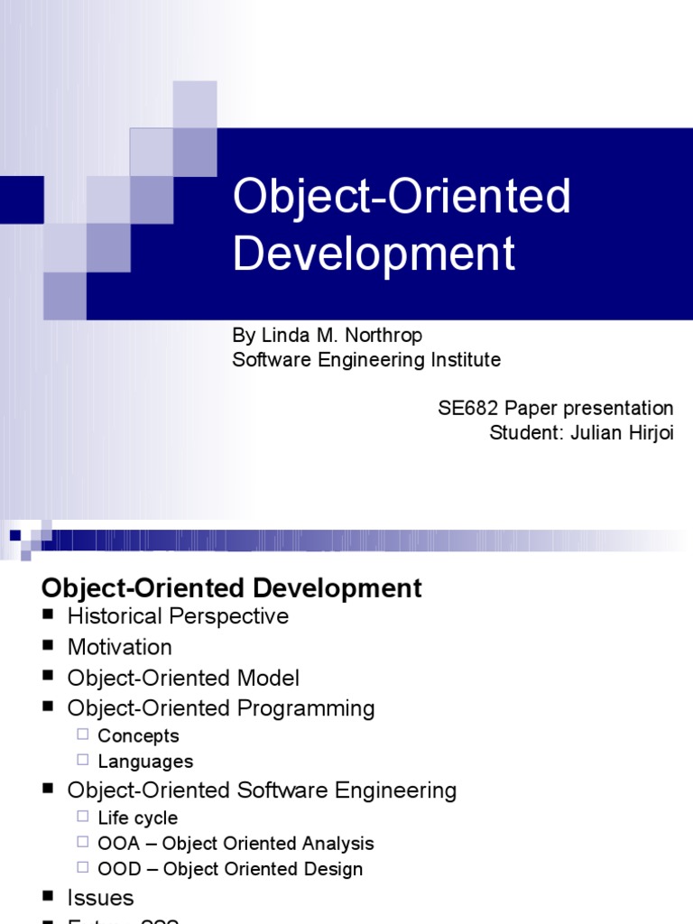 Object Oriented Development | PDF | Object Oriented Programming | Object (Computer Science)