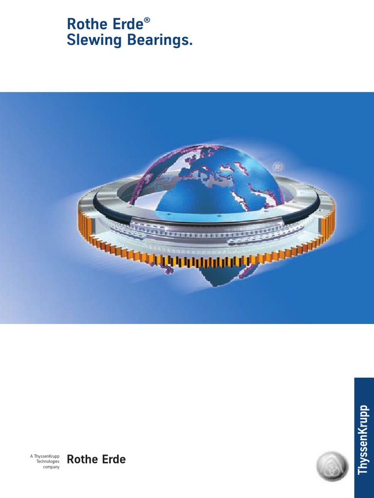 Rothe Erde Bearings And Rothe Erde Rings. Offshore Technology – TH Elek