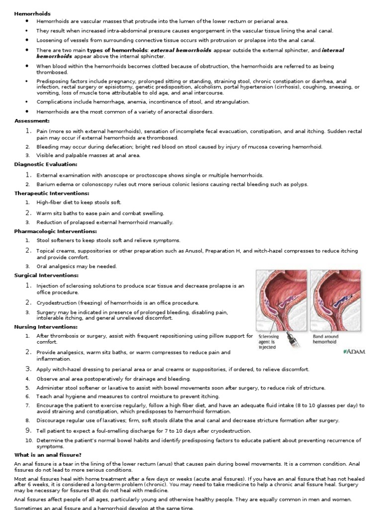 Anal Fissure | PDF | Hemorrhoid | Constipation