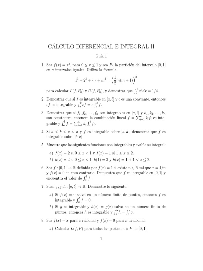 Calculo 2 | PDF | Integral | Intervalo (Matemáticas)