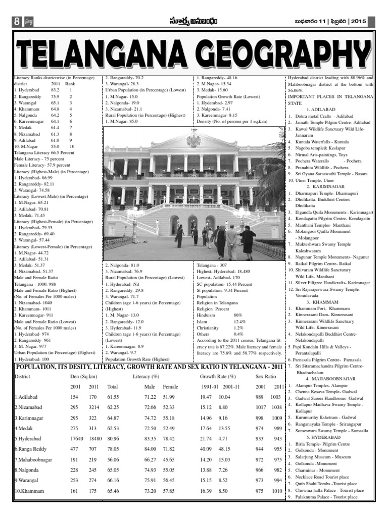 Ãt Ûäyês¡+ 11 - Òæáãe) 2015: Population, Its Desity, Literacy, Growth ...