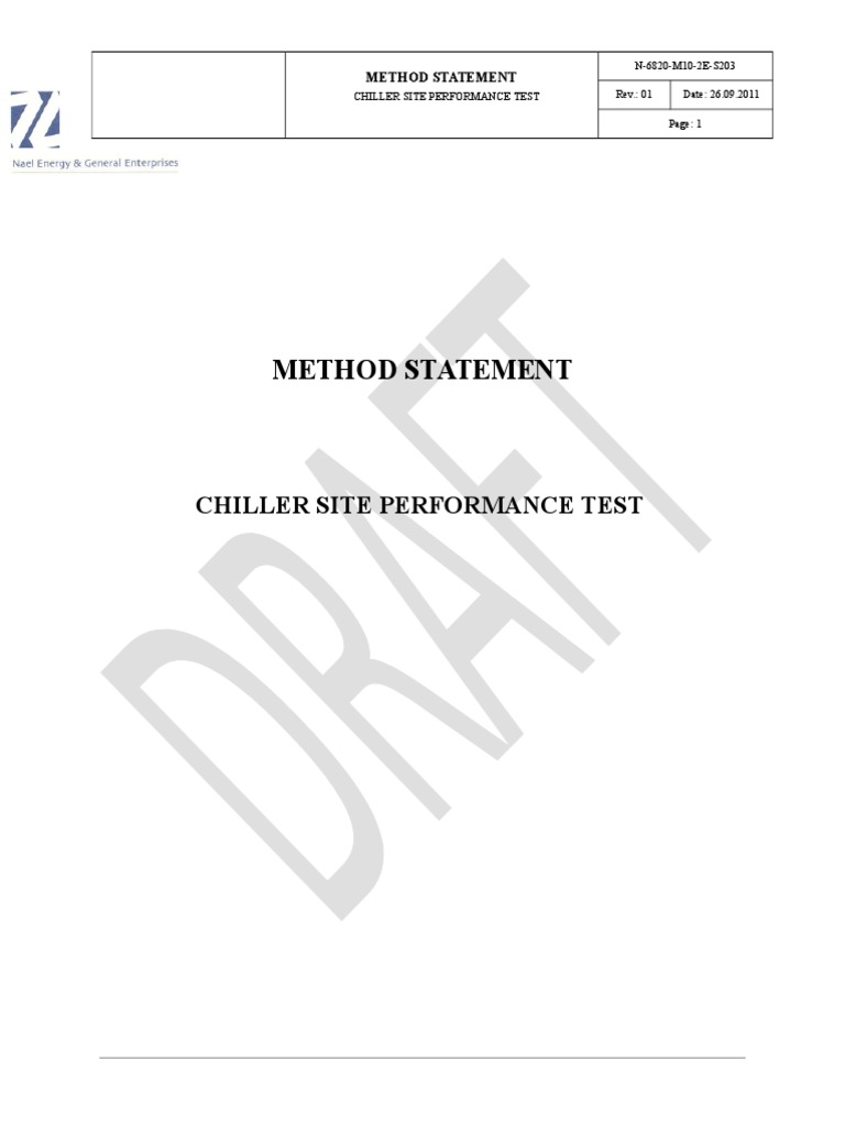 Chiller Perfomance Test | Download Free PDF | Temperature | Heat Transfer
