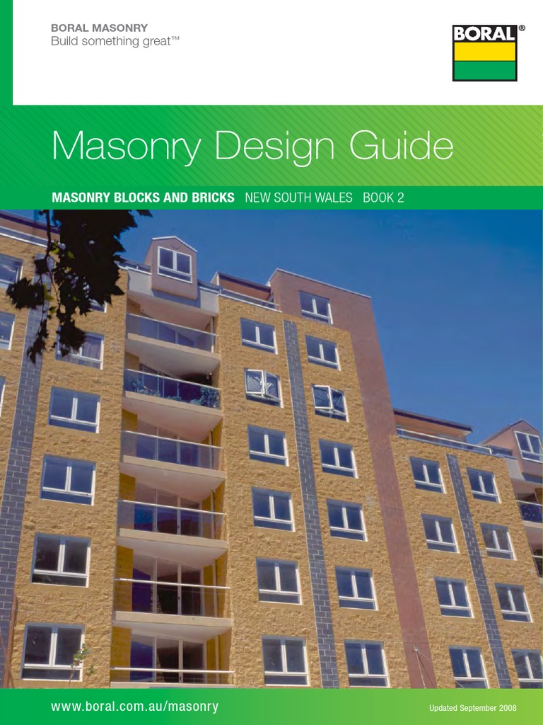 Masonry Design Guide | PDF | Masonry | Mortar (Masonry)