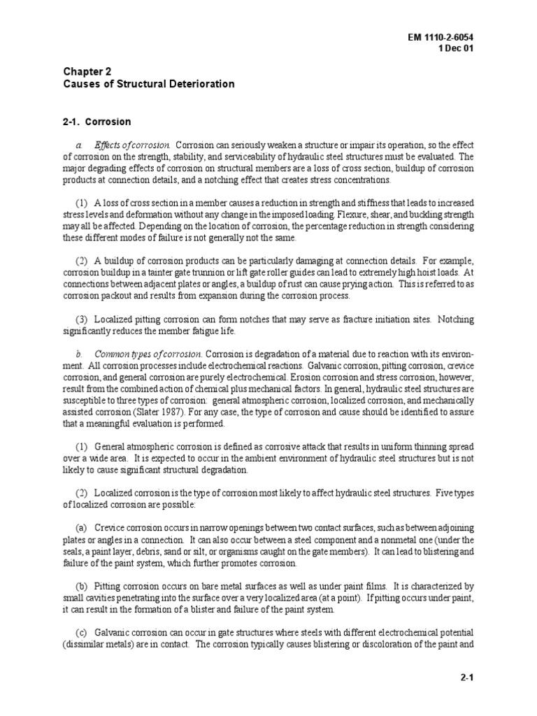 Causes of Structural Deterioration | PDF