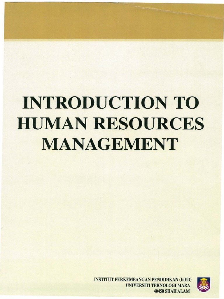 HRM533 - Introduction To Human Resource Management | PDF | Human ...