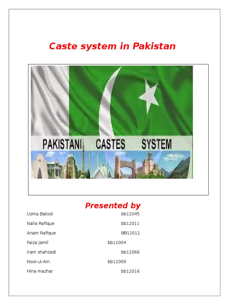 Caste System and Discrimination in Pakistan | PDF | Caste | Pakistan