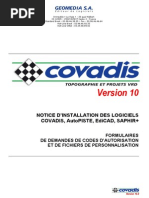 Installation de Covadis 17 étape par étape | PDF