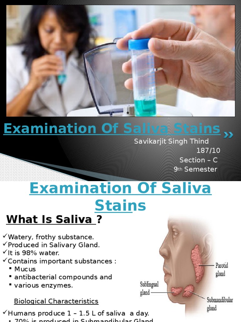 Forensic Science | PDF | Saliva | Biology
